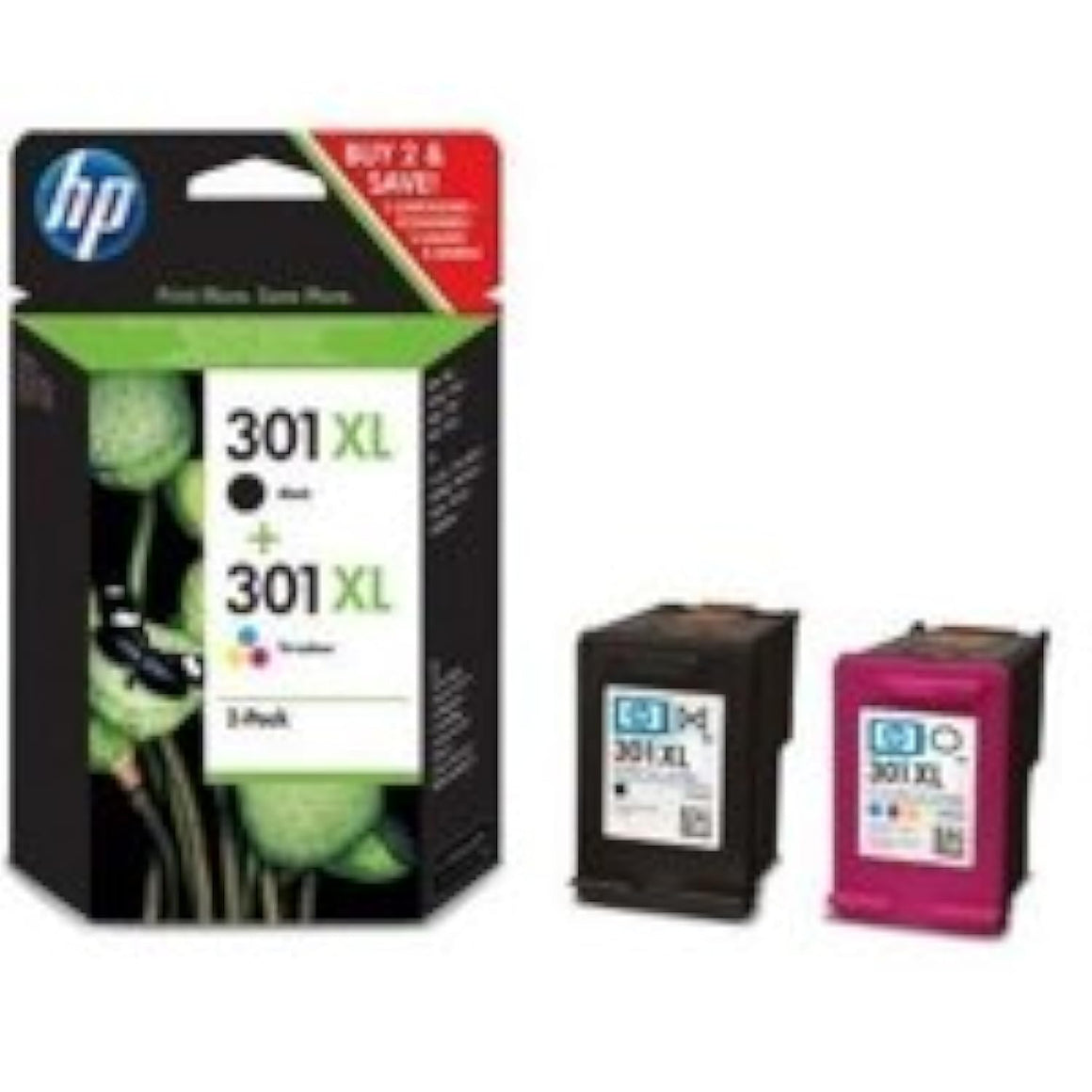 HP 301XL Ink Cartridges Multipack Original - 2 Pack – The Ink People