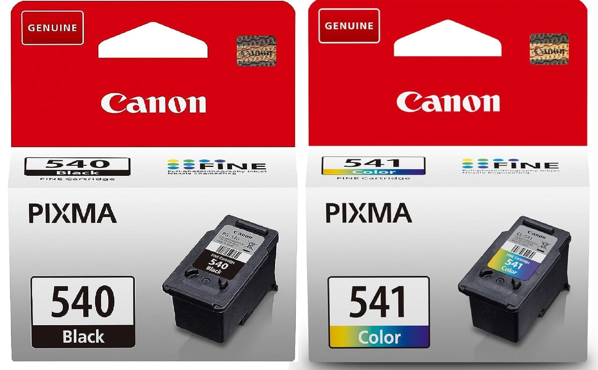 Canon PG 540 and CL 541 Ink Cartridges Pack of 2, Black and Colour ...