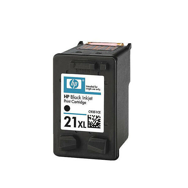 HP 21XL Black Original C9351CE NEW HIGH VOL 12.5ML 21 PSC1417 J5520 F4 ...