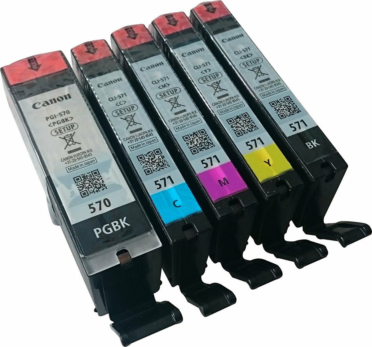 Genuine Original Canon 570 571 Setup Ink Cartridges MG5750 MG7750 Pixm ...